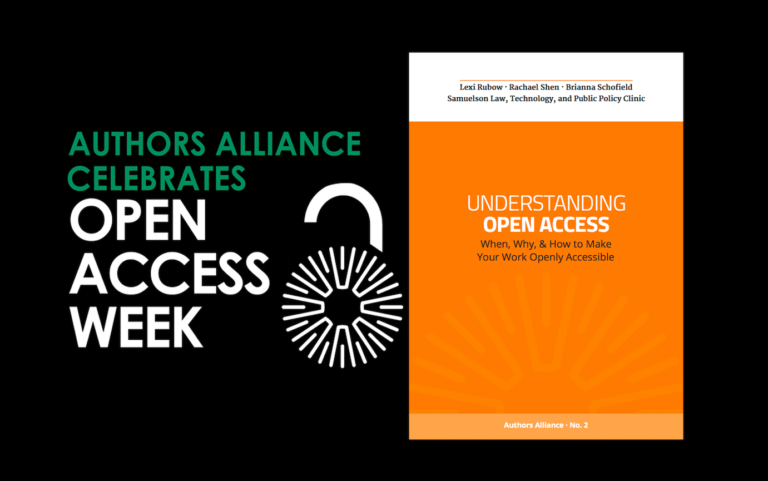Authors Alliance Teams Up With UC Berkeley for Open Access Week ...